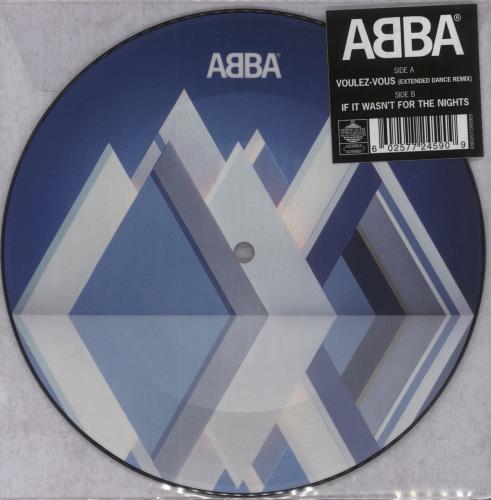 Abba Voulez-Vous [Extended Dance Remix] UK 7" vinyl picture disc (7 inch picture disc single ...